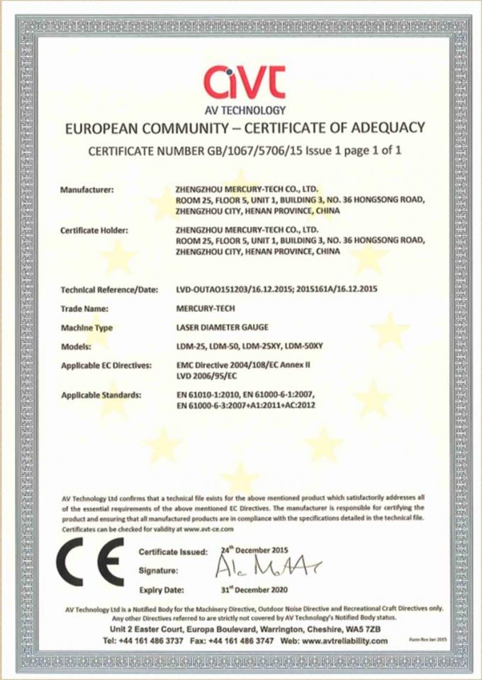 Quality Control - Zhengzhou Mercury-tech Co.,Ltd.